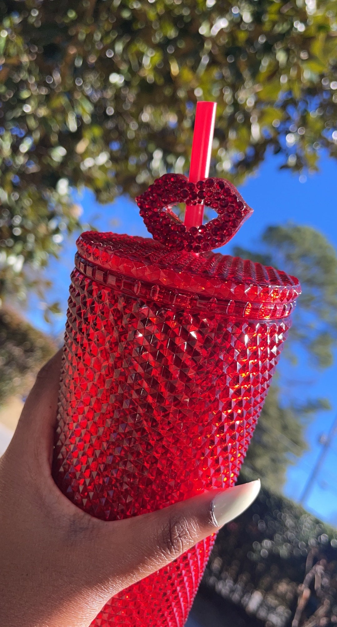 Heart Straw Toppers | Lips Straw Topper | Bling Straw Topper ...