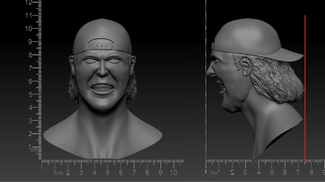 Metalhead Drummer Head Sculpt 3d Printed Worldwired 72 Seasons 1/4 ...