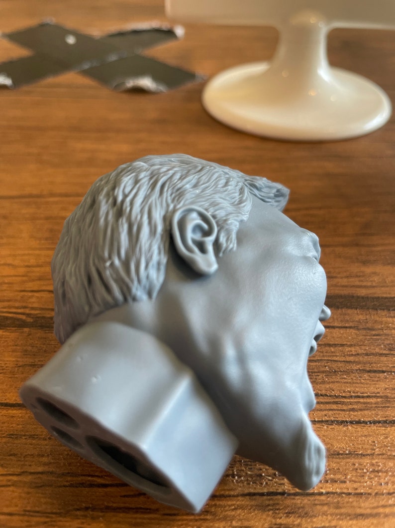 Metal Head Rocker Head Sculpt 1/4 Scale not 1/12 3d Printed Toys Resin ...