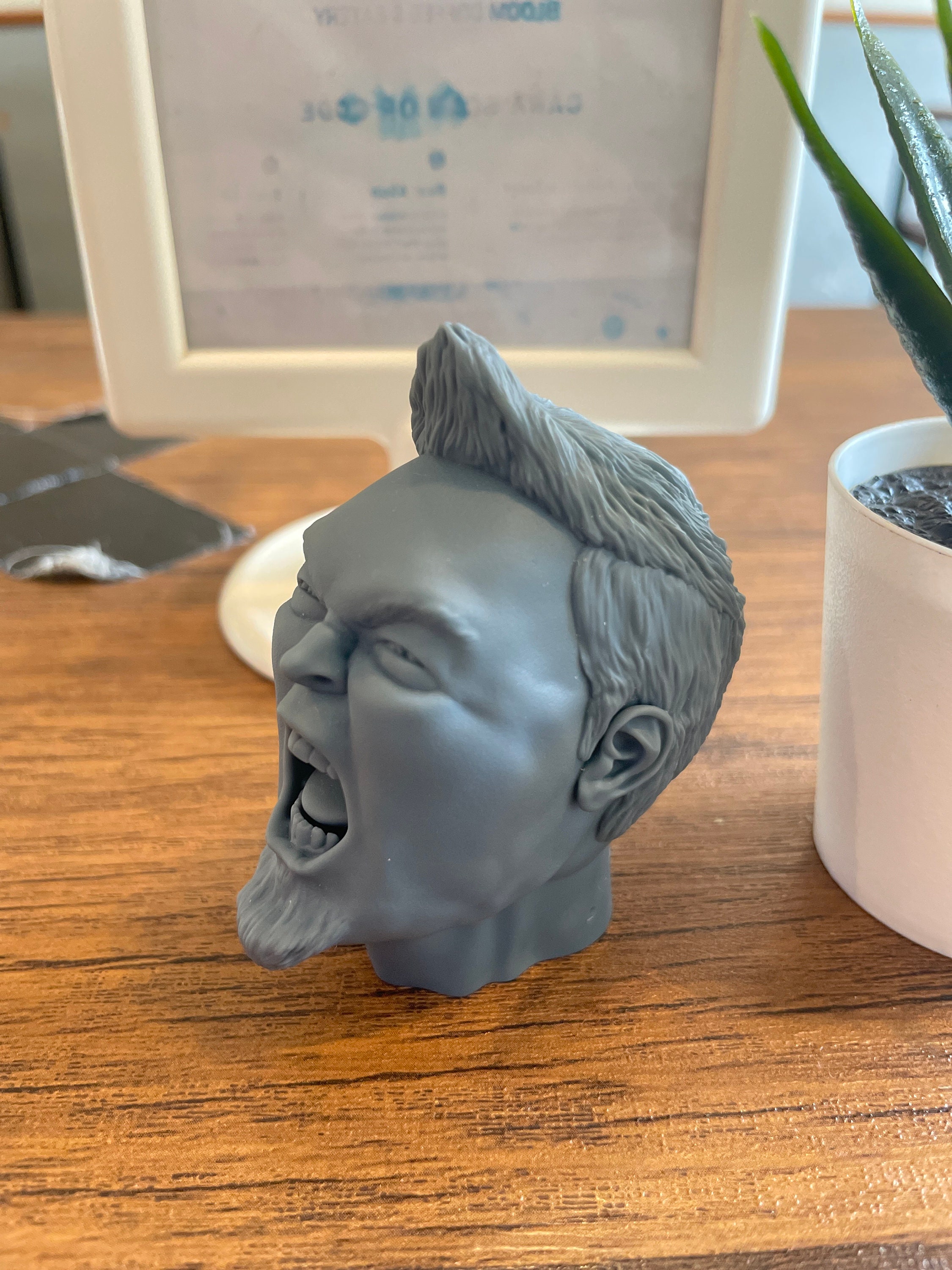 Metal Head Rocker Head Sculpt 1/4 Scale not 1/12 3d Printed Toys Resin ...