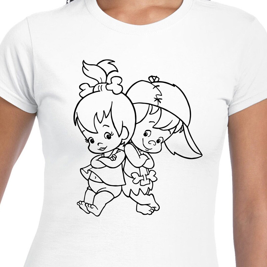 Bam Bam & Pebbles Cut Files | Cricut | Silhouette Cameo | Svg Cut Files ...