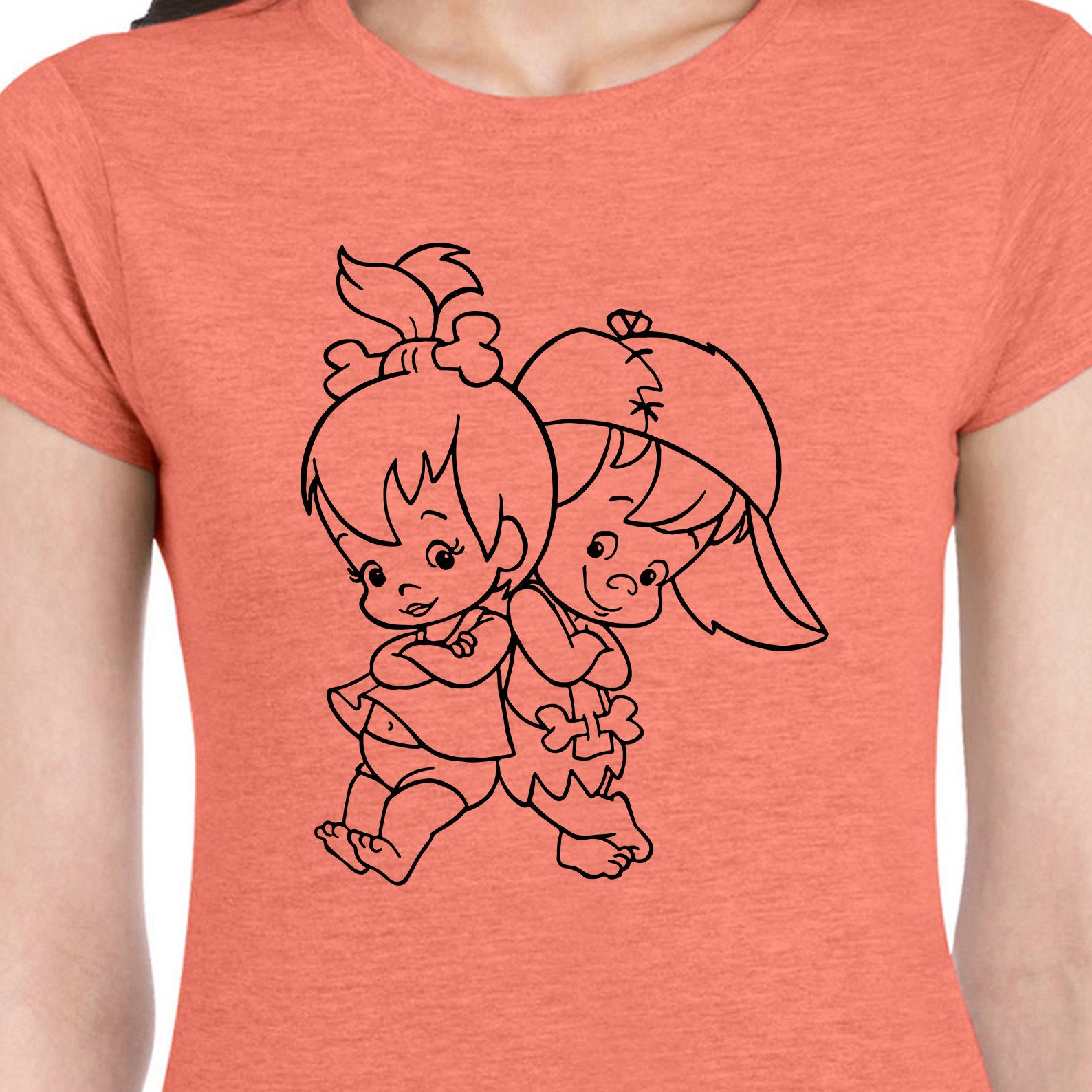 Bam Bam & Pebbles Inspired Cut Files | Cricut | Silhouette Cameo | Svg ...
