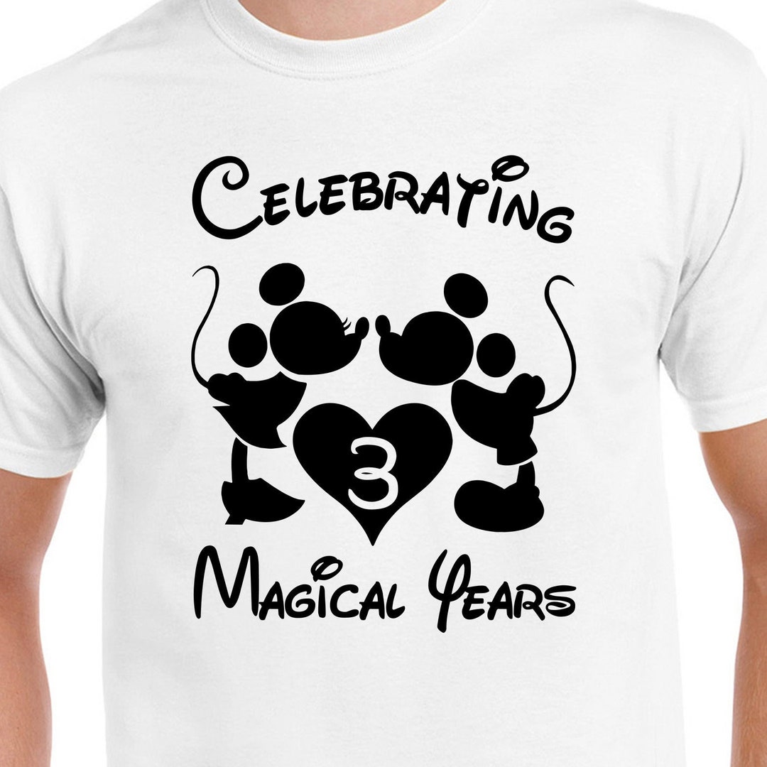 Celebrating 3 Magical Years Cut Files | Cricut | Silhouette Cameo | Svg ...
