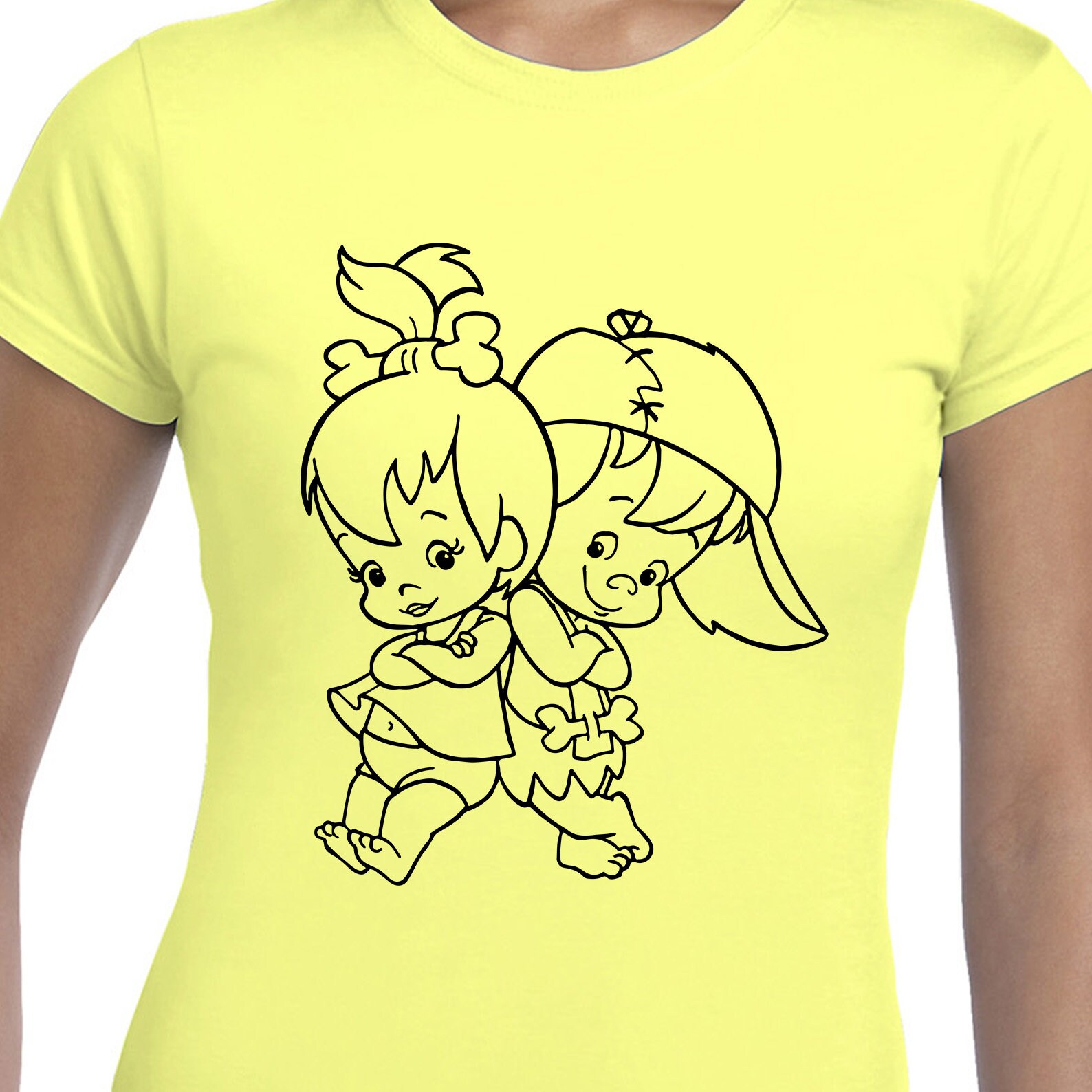 Bam Bam & Pebbles Inspired Cut Files | Cricut | Silhouette Cameo | Svg ...