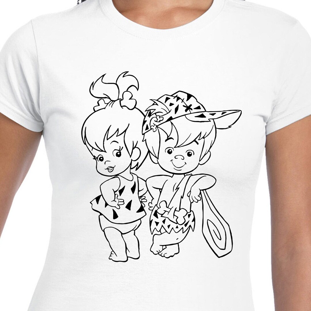 Bam Bam & Pebbles Inspired Cut Files | Cricut | Silhouette Cameo | Svg ...