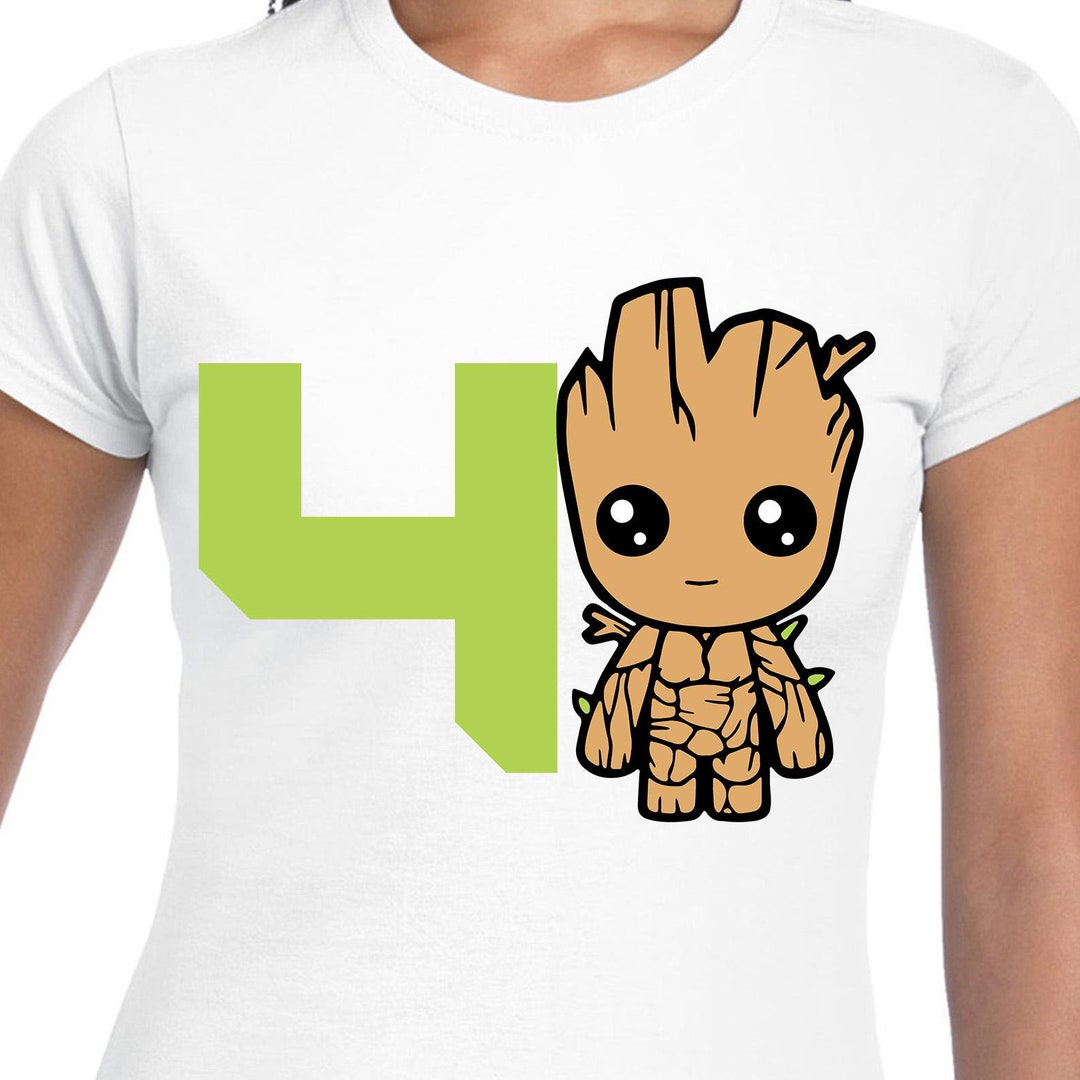 Groot 4th Birthday Digital Files | Cricut | Silhouette Cameo | Svg Cut ...