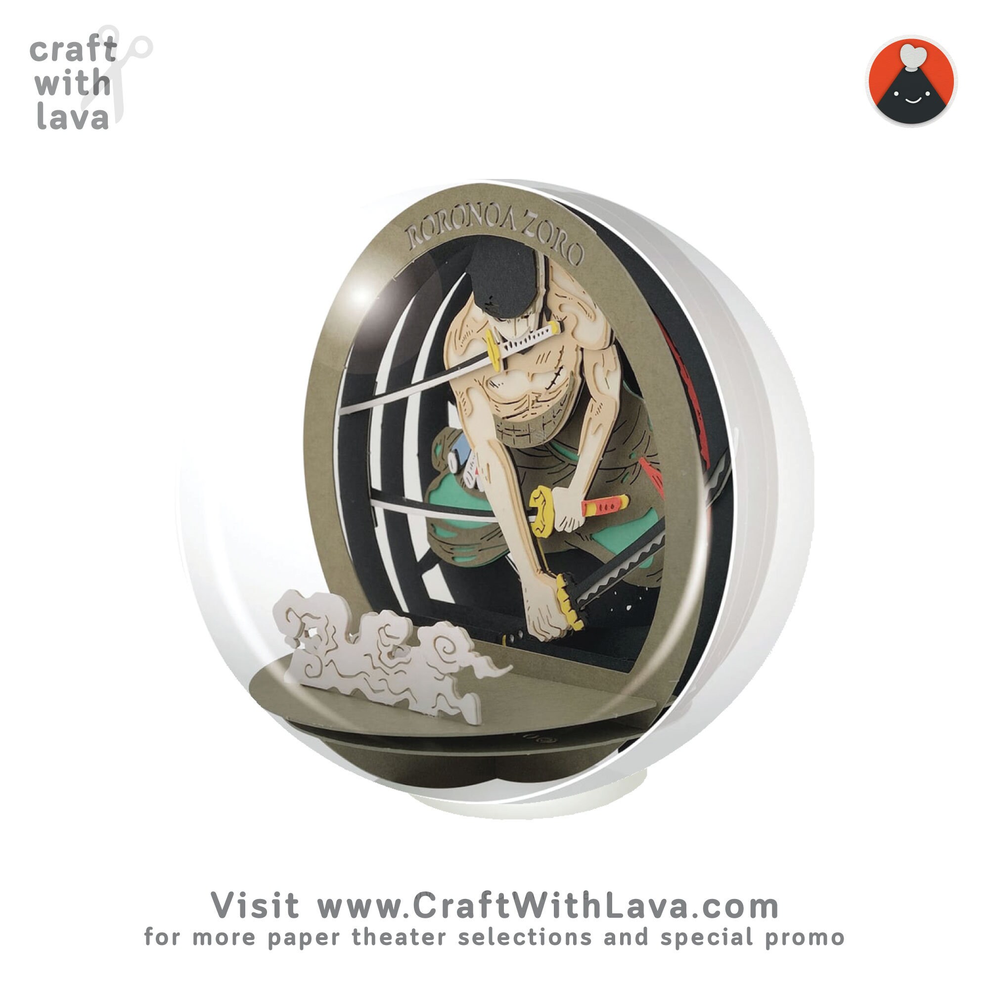 Paper Theater Ball One Piece Roronoa Zoro ワンピース PAPER THEATER ボール / ロロ ...