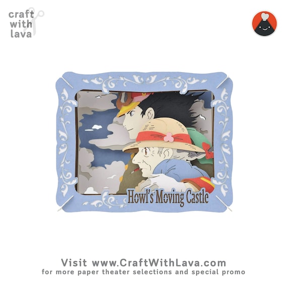 Paper Theater Howl's Moving Castle Howl's - Etsy