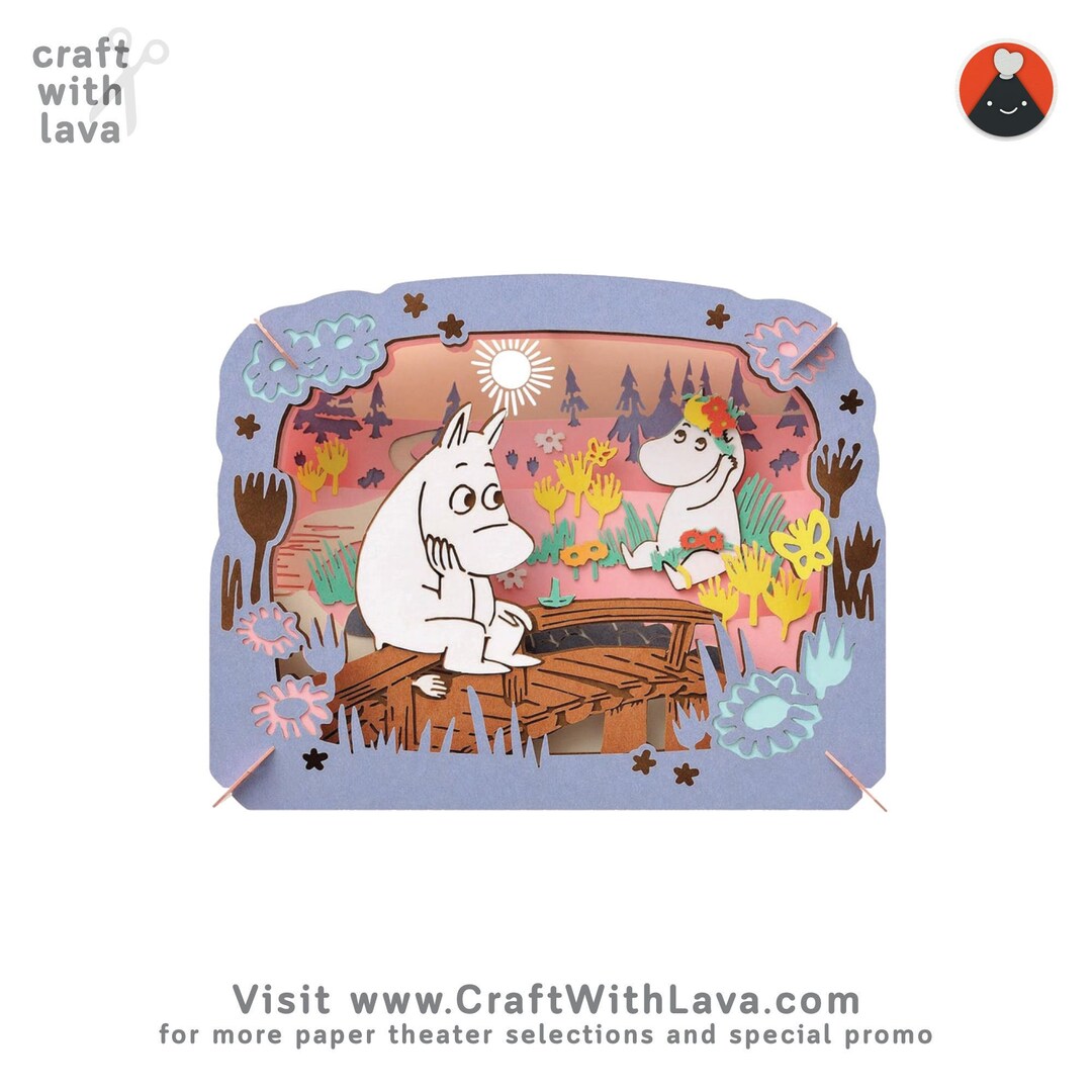 Paper Theater | Moomin | Moomin on the Bridge ( ムーミン PAPER THEATER 橋の上の ...