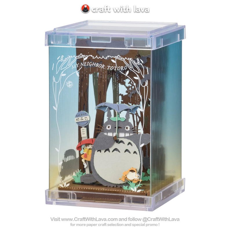 Paper Theater Cube My Neighbor Totoro Rain Sound Dance となりのトトロ ペーパーシアター ...