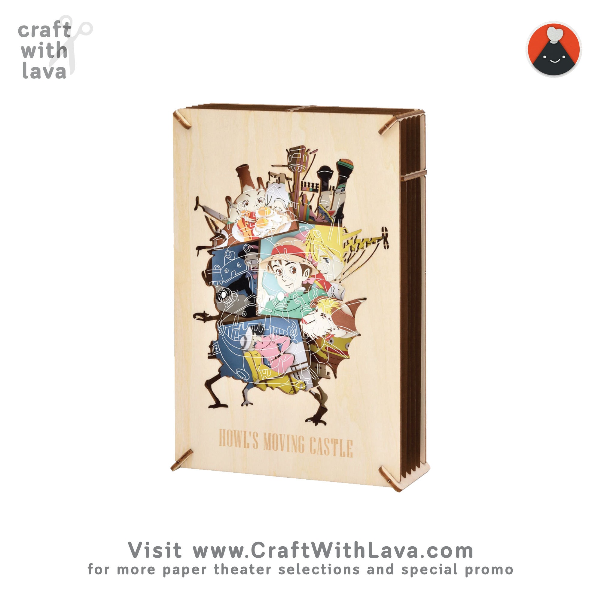 Paper Theater Wood Howl's Moving Castle Howl's Moving Castle ハウルの動く城 ...