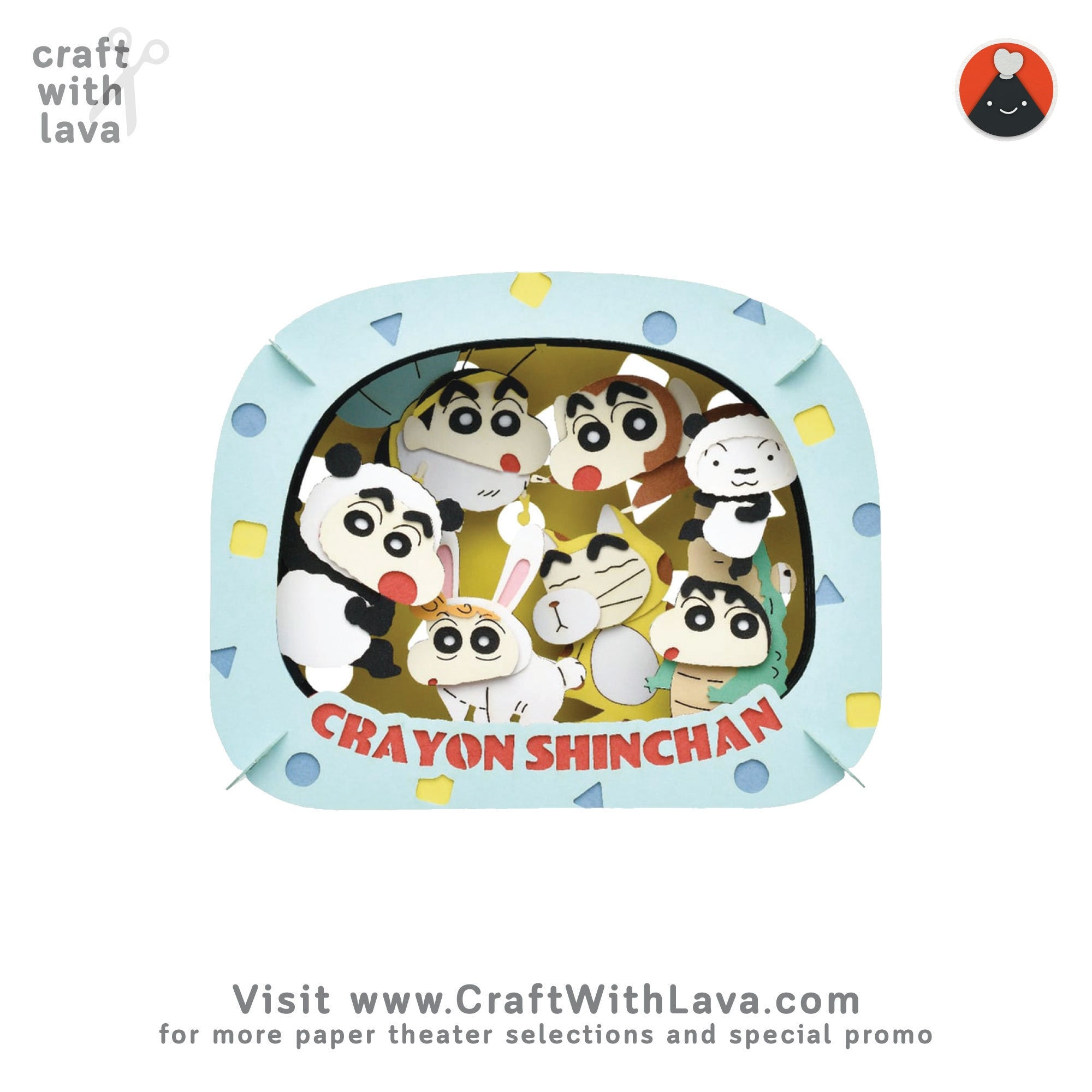 Paper Theater Crayon Shin-chan Animal Shin-chan クレヨンしんちゃん PAPER THEATER ...