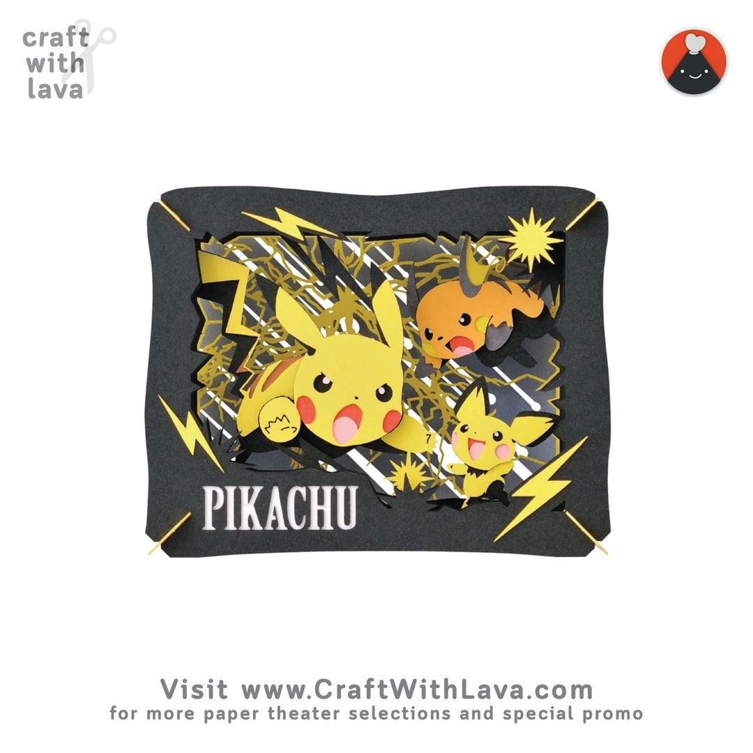 Paper Theater | Pokémon | Pikachu ( ポケットモンスター PAPER THEATER / ピカチュウ PT ...