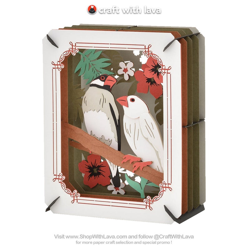 Paper Theater | Animal Series | Buncho Bird ( 動物シリーズ PAPER THEATER / 文鳥 ...
