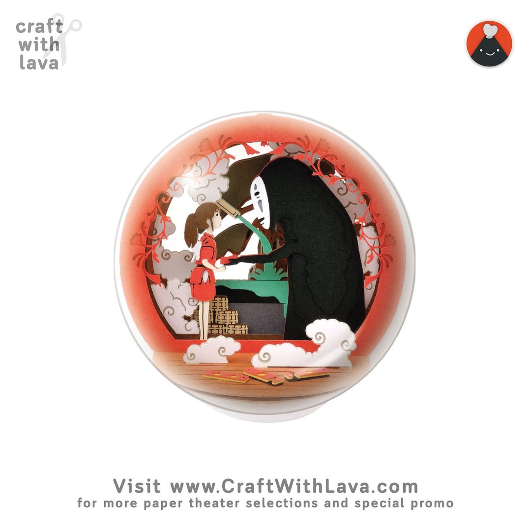 Paper Theater Ball | Spirited Away | Gift From No Face ( スタジオジブリ作品 ...
