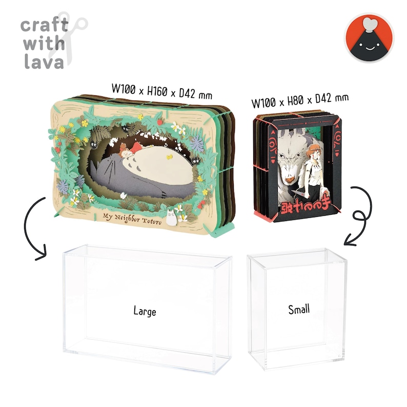 Accessories Paper Theater Display Case Large by Ensky Exclusively for ...