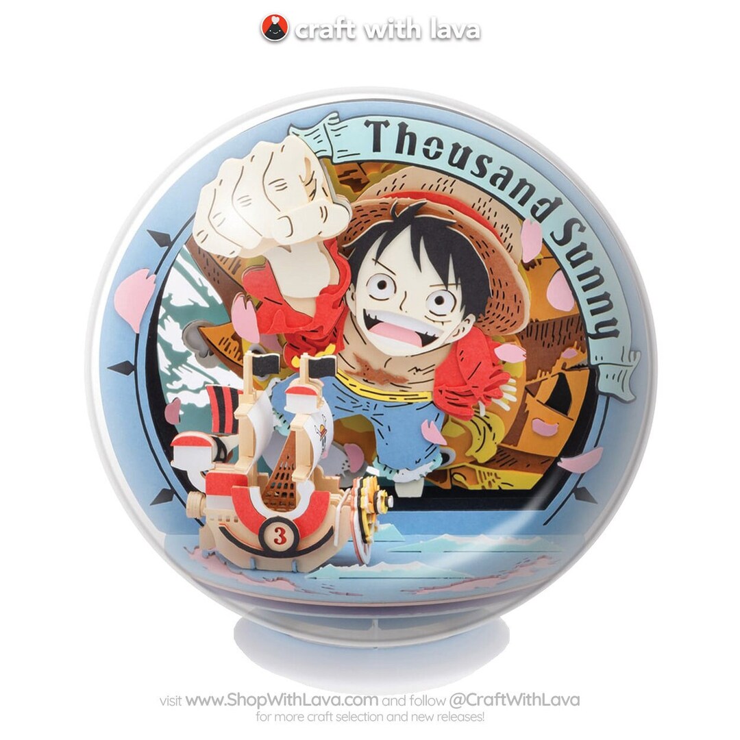 Paper Theater Ball | One Piece | Thousand Sunny PTB-31 ( ペーパーシアター ボール ...