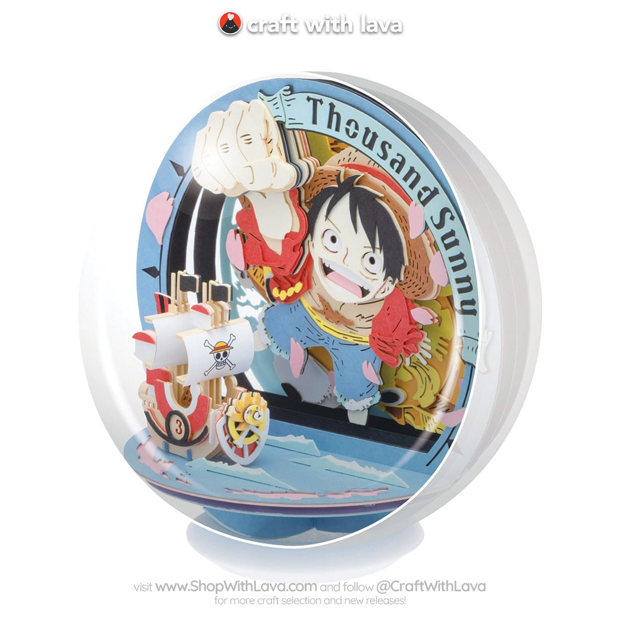 Paper Theater Ball One Piece Thousand Sunny PTB-31 ペーパーシアター ボール : ワンピース ...