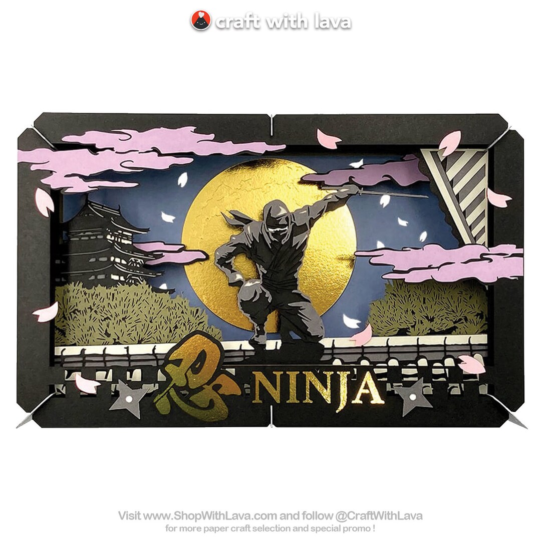Paper Theater | Japanese Theme | Ninja PT-L62 ( ペーパーシアター : ノンキャラクター ...