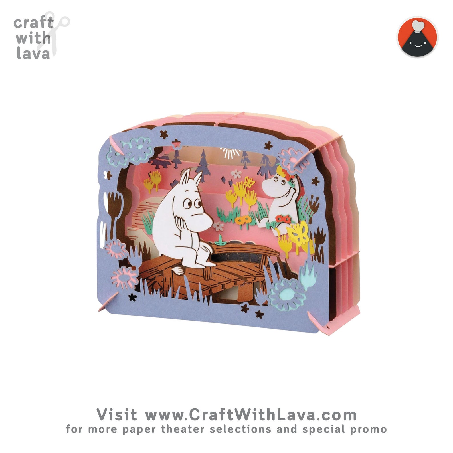 Paper Theater | Moomin | Moomin on the Bridge ( ムーミン PAPER THEATER 橋の上の ...