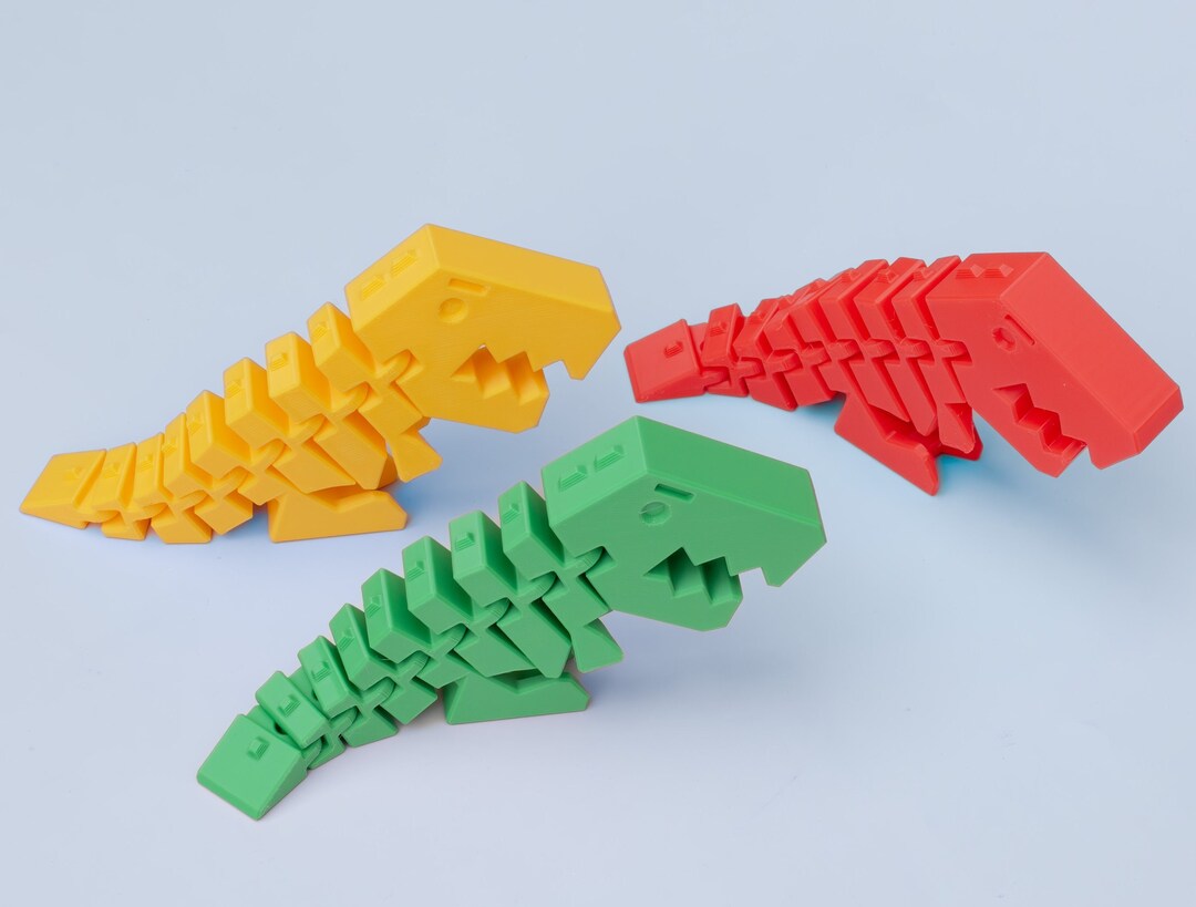 Flexi Rex / Color Available / Flexi Rex / Flexible Toy - Etsy