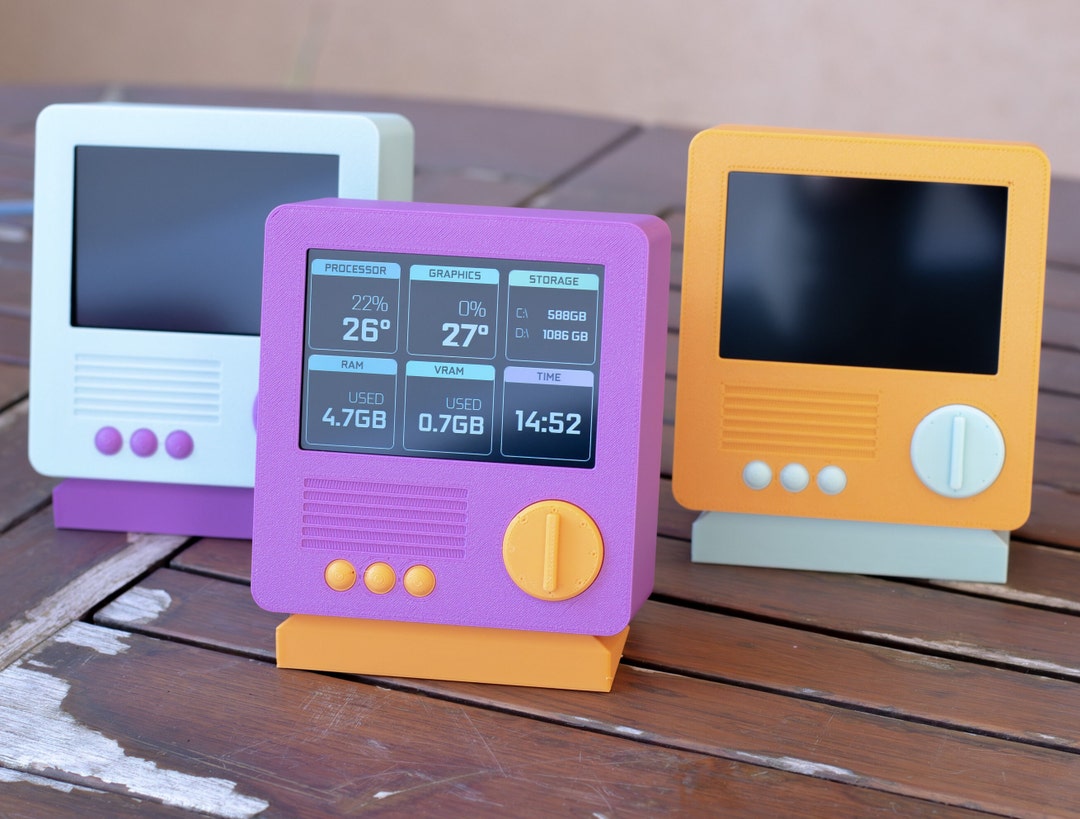 Sensor Panel 3.5 Inch / OLD TV / Computer Monitoring / Stats / Cpu Gpu ...