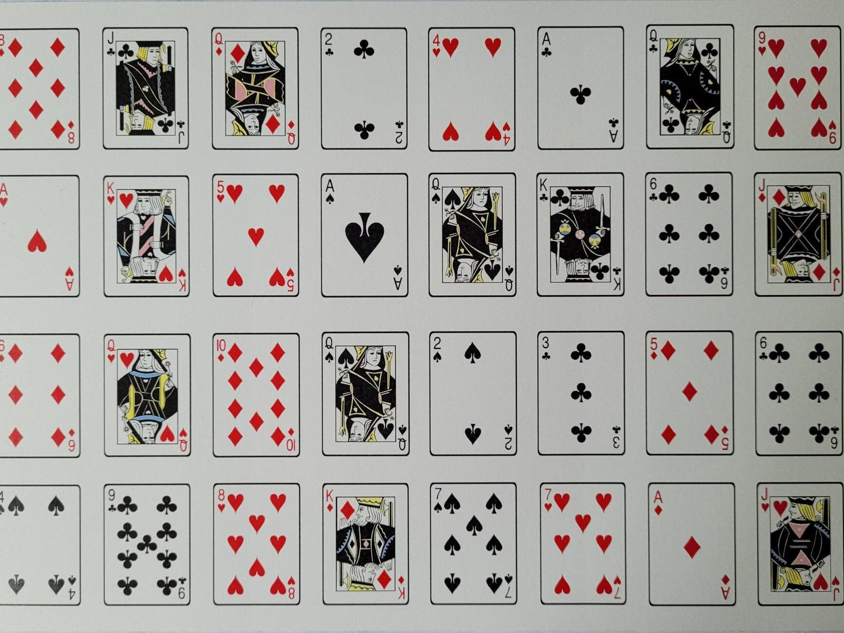 Background Card - Playing Cards A4 Size Pk 3 - Etsy UK