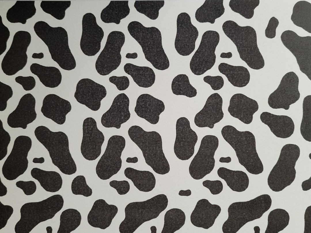 Background Card - Cow Print A4 Size Pk 3 - Etsy UK