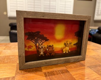 Lion King Shadow Box - Etsy