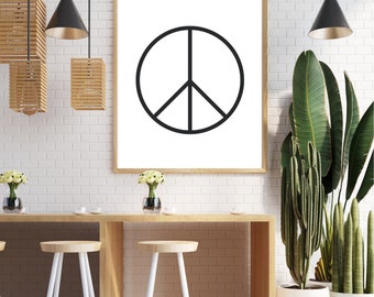 Peace Wall Art - Etsy