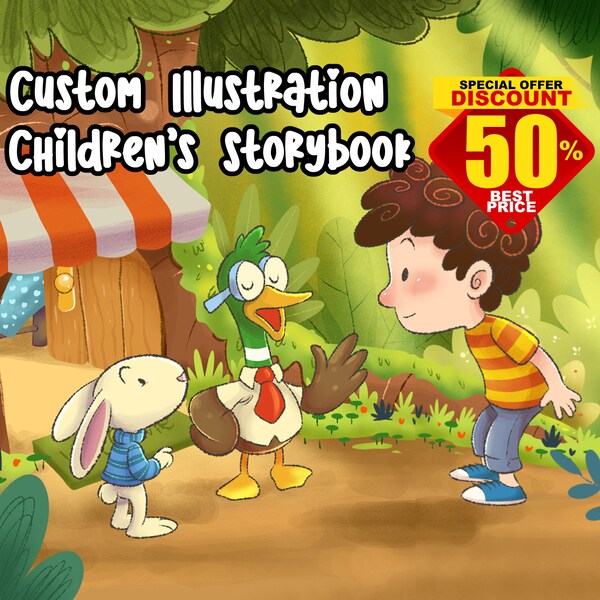 Customized Kids Story Book - Etsy
