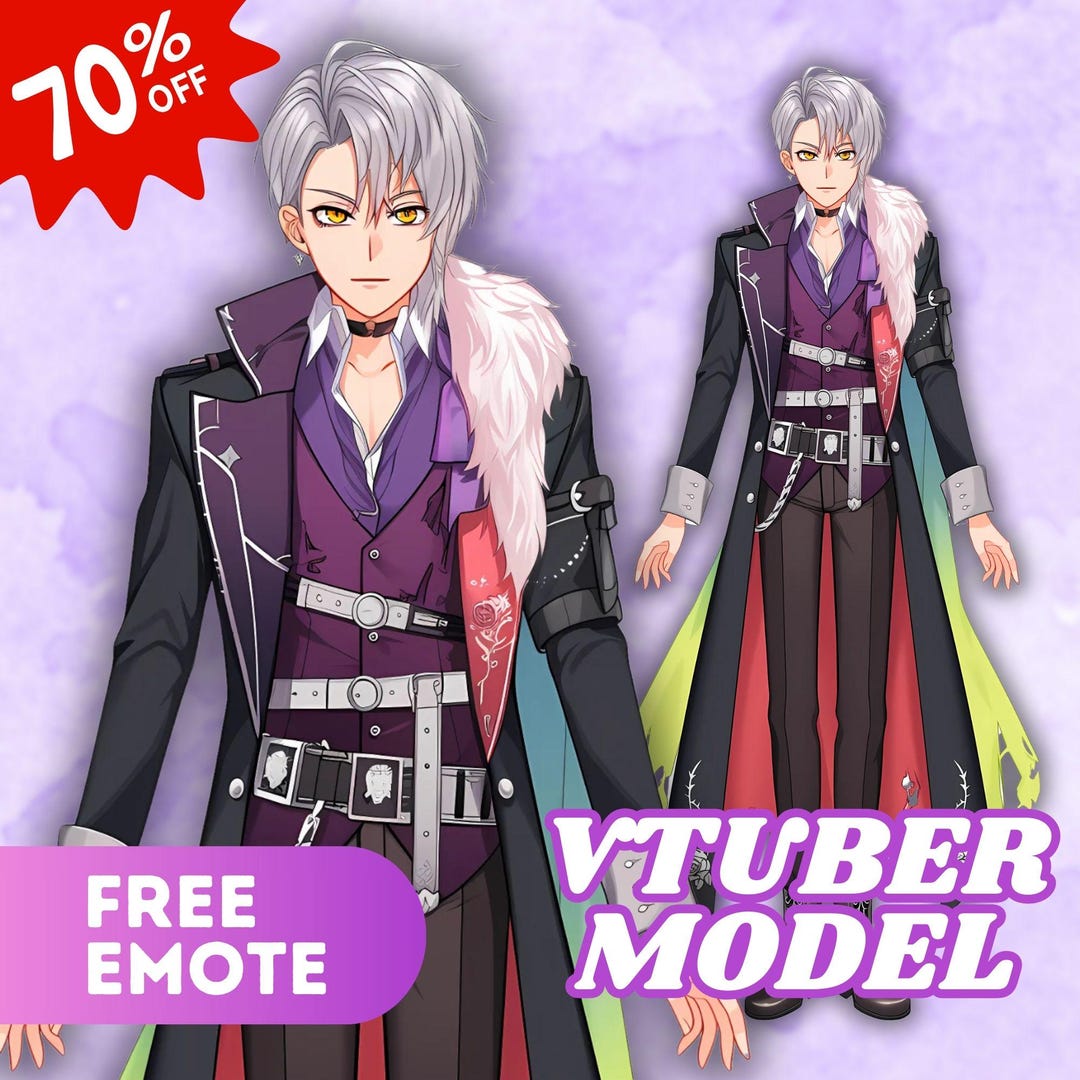 Vtuber Male Model, Vtuber Model, Vtuber Asset, Vtuber Commission ...