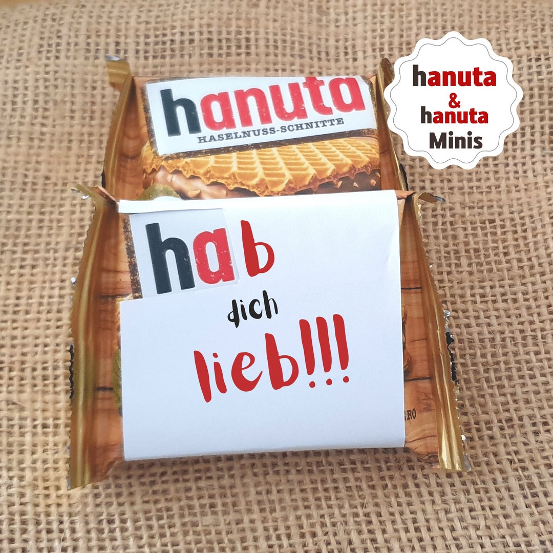 Download: Hanuta & Hanuta Minis Banderoles Love You Chocolate Banderole ...