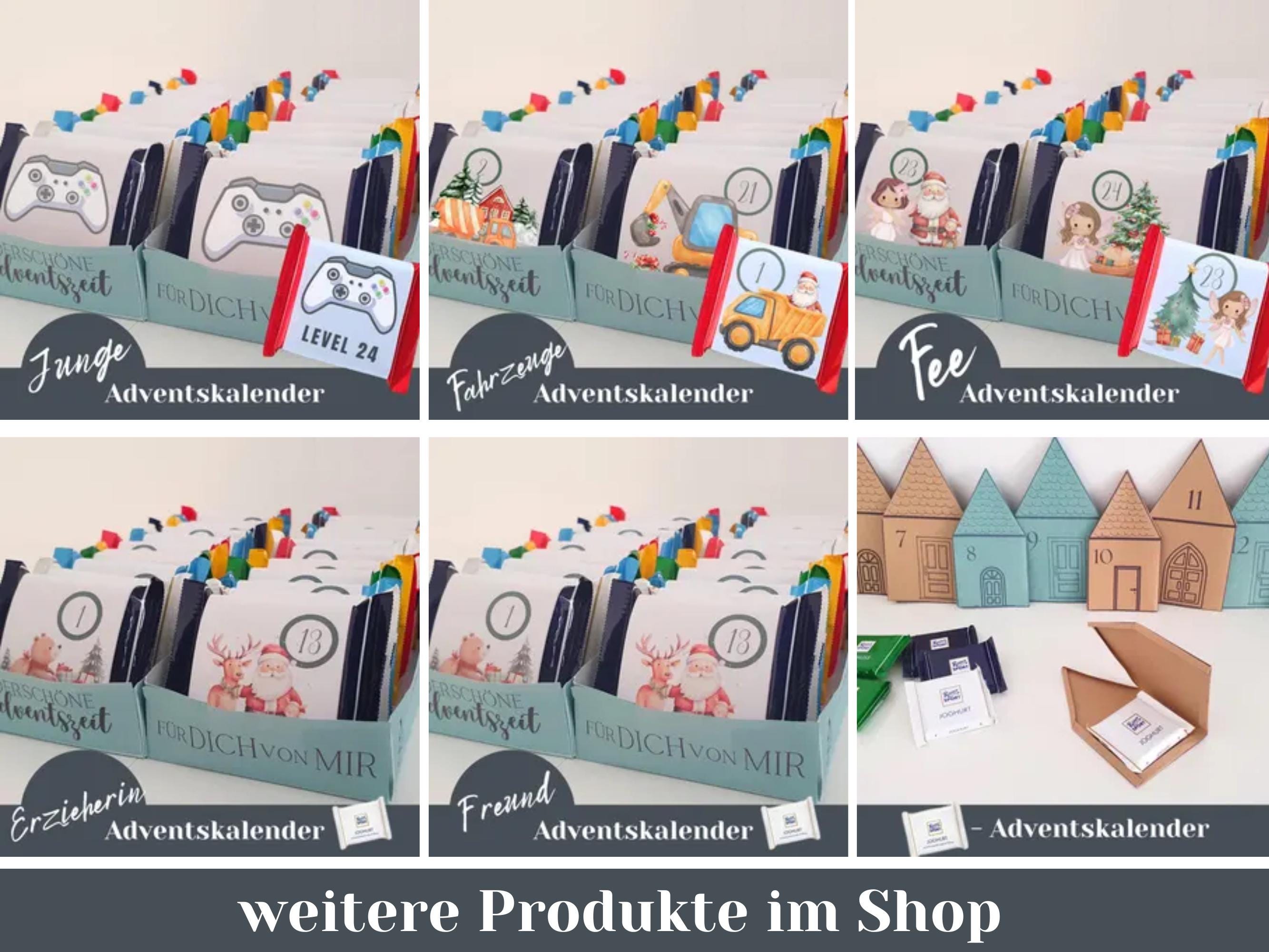 Advent Calendar Ritter Sport House Numbers Advent Calendar to Fill ...