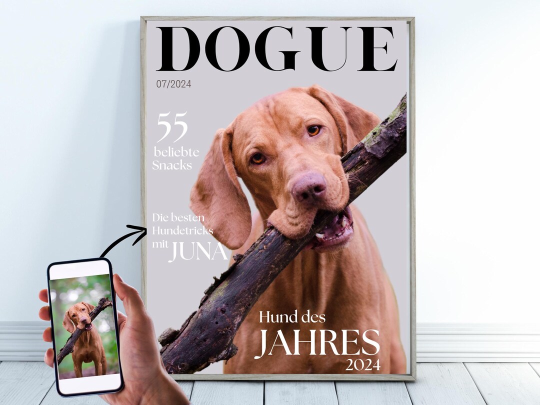 Personalized Dog Poster Dog Portrait Gift Dog Lover Gift Dog Owner ...