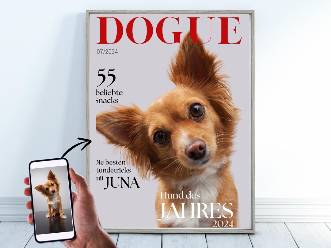 Personalized Dog Poster Dog Portrait Gift Dog Lover Gift Dog Owner ...