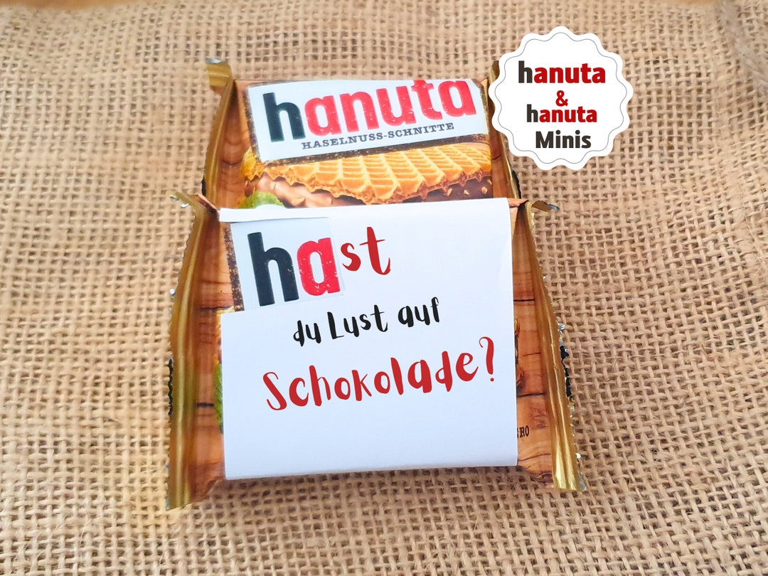Hanuta & Hanuta Minis Banderols Fancy Chocolate Gift for Colleagues ...