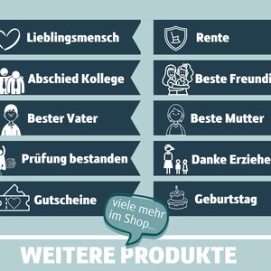 Abschied personalisiertes Geschenk Verabschiedung Kollegen Kollegin ...