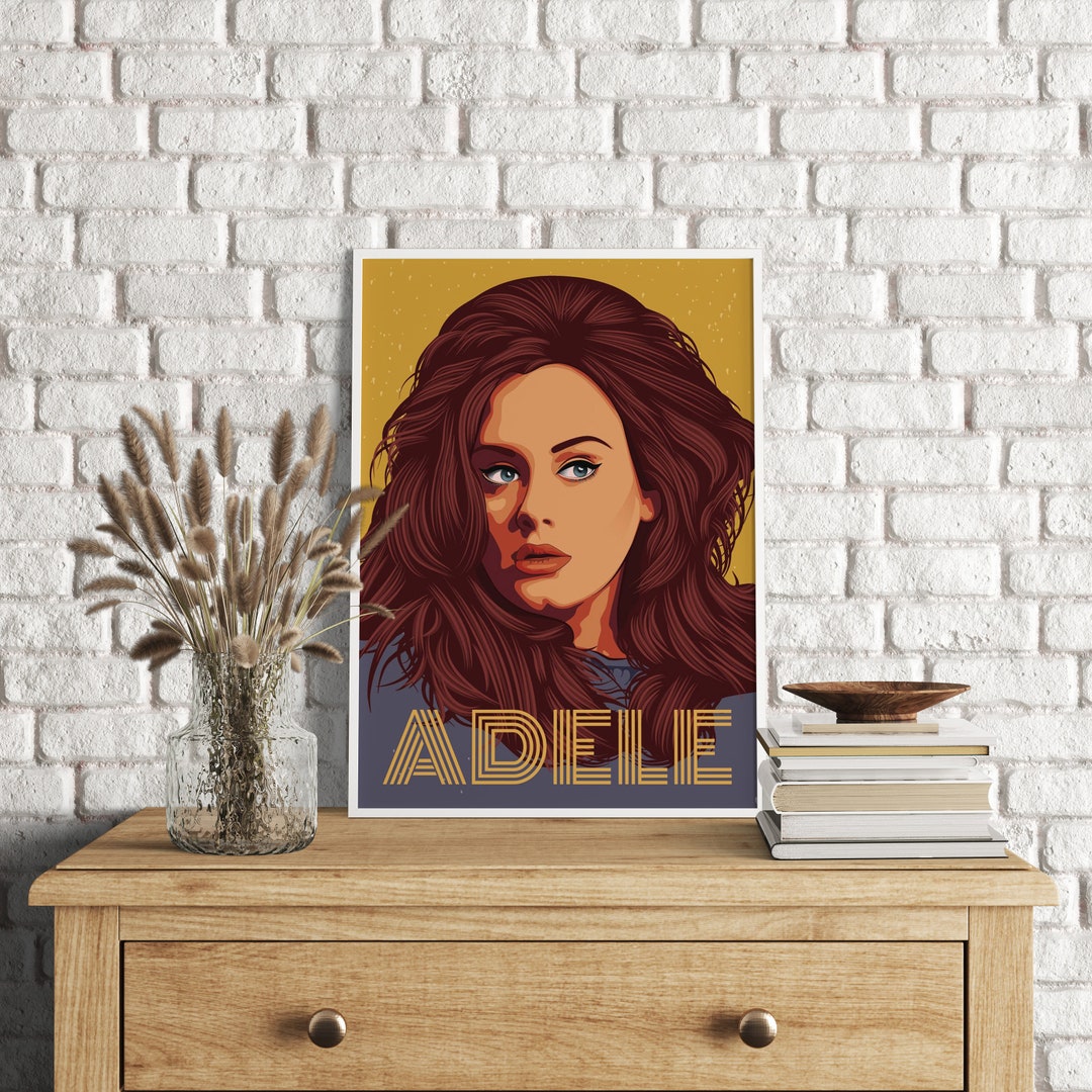 Adele Poster Celebrity Poster Room Decor Wall Decor Music Decor Poster ...