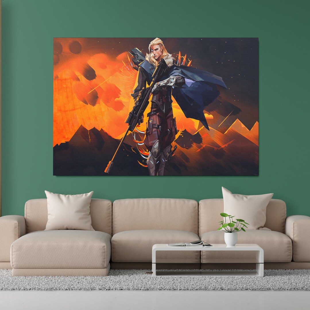 Sova Valorant Wall Art, Valorant Art, Valorant Gaming Wall Decor, Video Game Poster / Canvas and ...