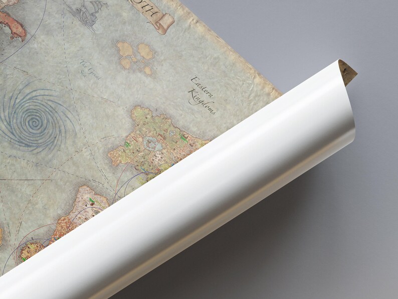 World of Warcraft, Detailed Map, World Map, Tabletop, WOTLK, Wrath of ...