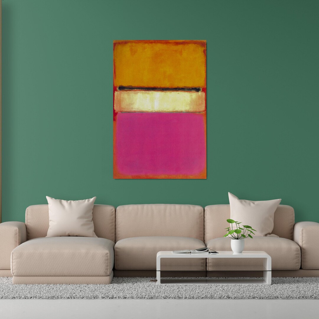 Mark Rothko White Center, Rothko Reproduction, Abstract Wall Art ...