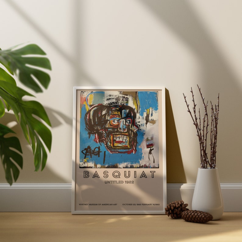 Jean Michel Basquiat Poster Basquiat Untitled 1982 Museum Poster ...