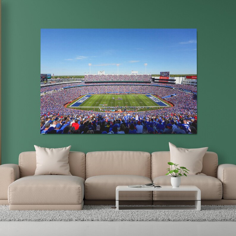 Bills Stadium, Stadium Art, Stadium Wall Decor, Buffalo Bills Gift ...