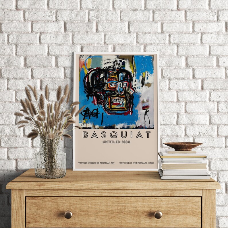 Jean Michel Basquiat Poster Basquiat Untitled 1982 Museum Poster ...