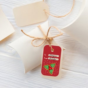 Printable Holiday Labels, DIGITAL DOWNLOAD, Merry Christmas Labels ...