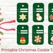 Printable Holiday Labels DIGITAL DOWNLOAD Merry Christmas - Etsy