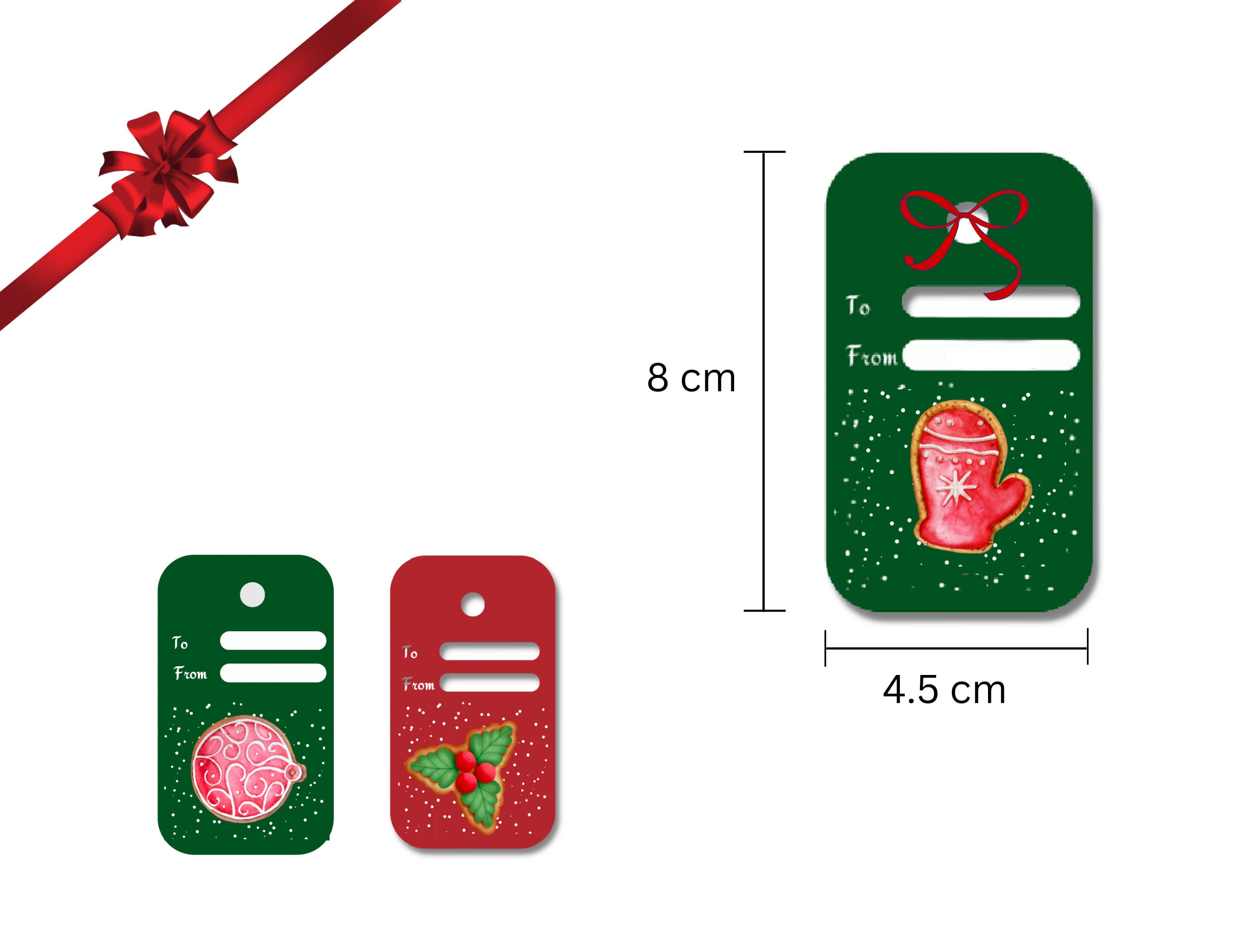 Printable Holiday Labels DIGITAL DOWNLOAD Merry Christmas - Etsy