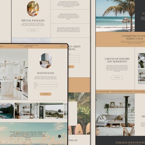 Squarespace Website Template, Airbnb, Short-term Vacation Rental ...