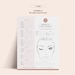 Editable Makeup Artist Face Chart Template, Freelance Artist Form ...